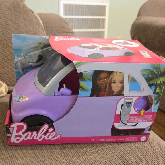 Barbie | Toys | Barbie Purple Toy Electric Car For Kids Nib | Poshmark